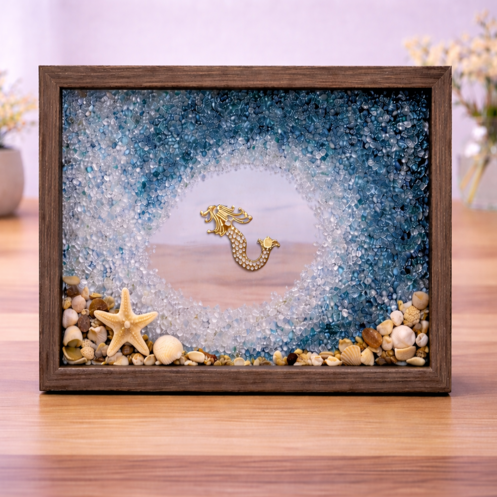 🌊 Mystic Mermaid Crushed Glass Kit 🌊 – Seaside Locale